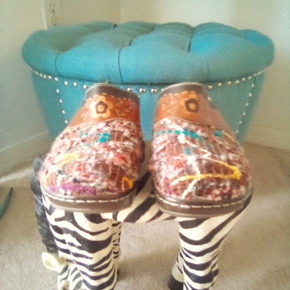 Spring Step | Shoes | Spring Step Boho Hippie Mules Slipons Clogs ...